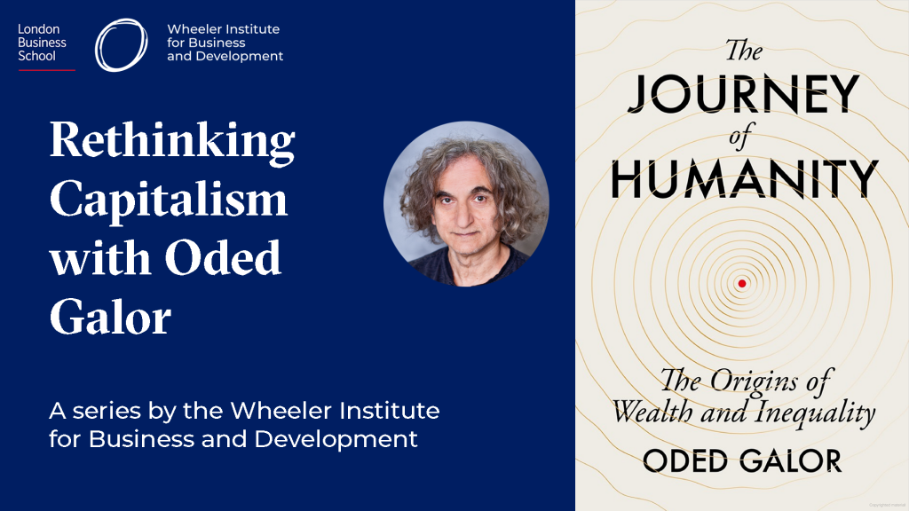 Rethinking Capitalism with Oded Galor – WorldBank