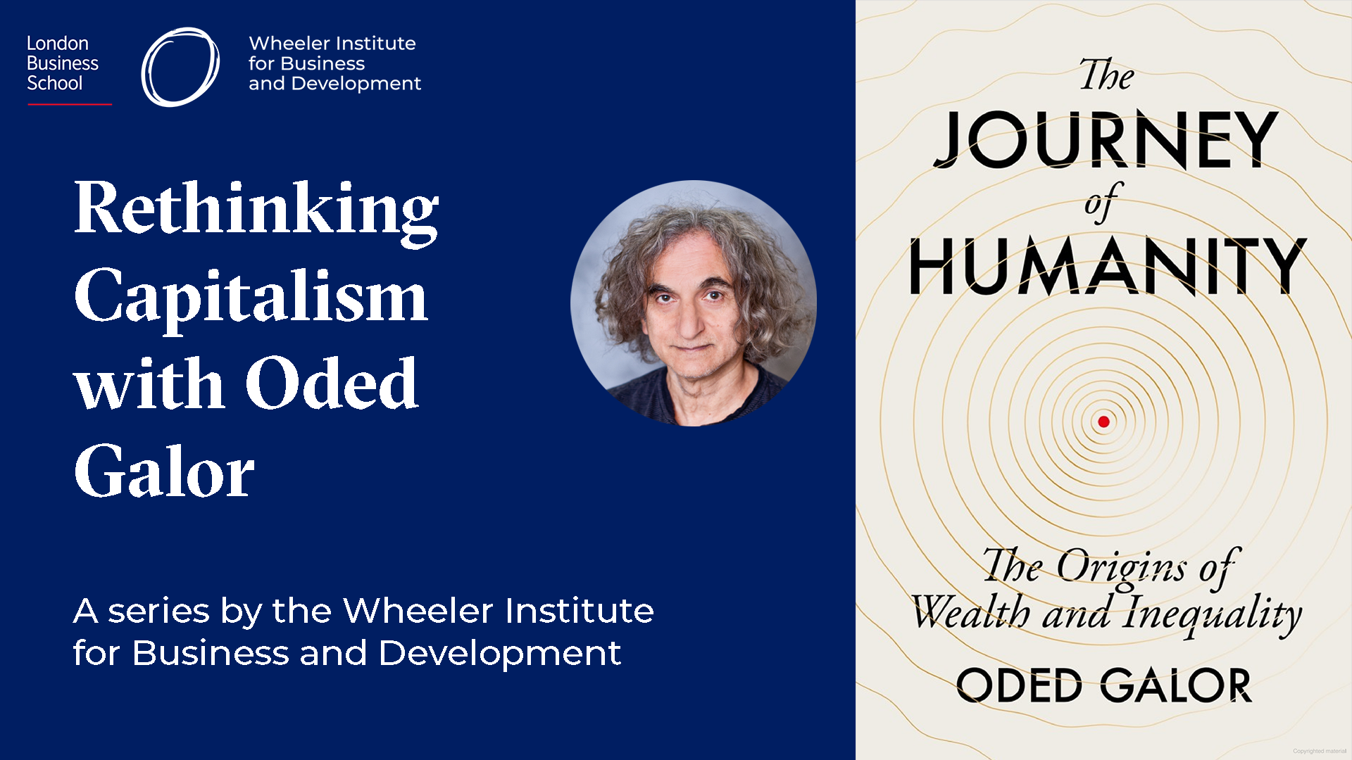 Rethinking Capitalism with Oded Galor – WorldBank
